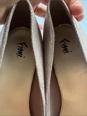 FIONI Clothing | Shoes | Fioni Clothing Silver Metallic Pointed Toe ...